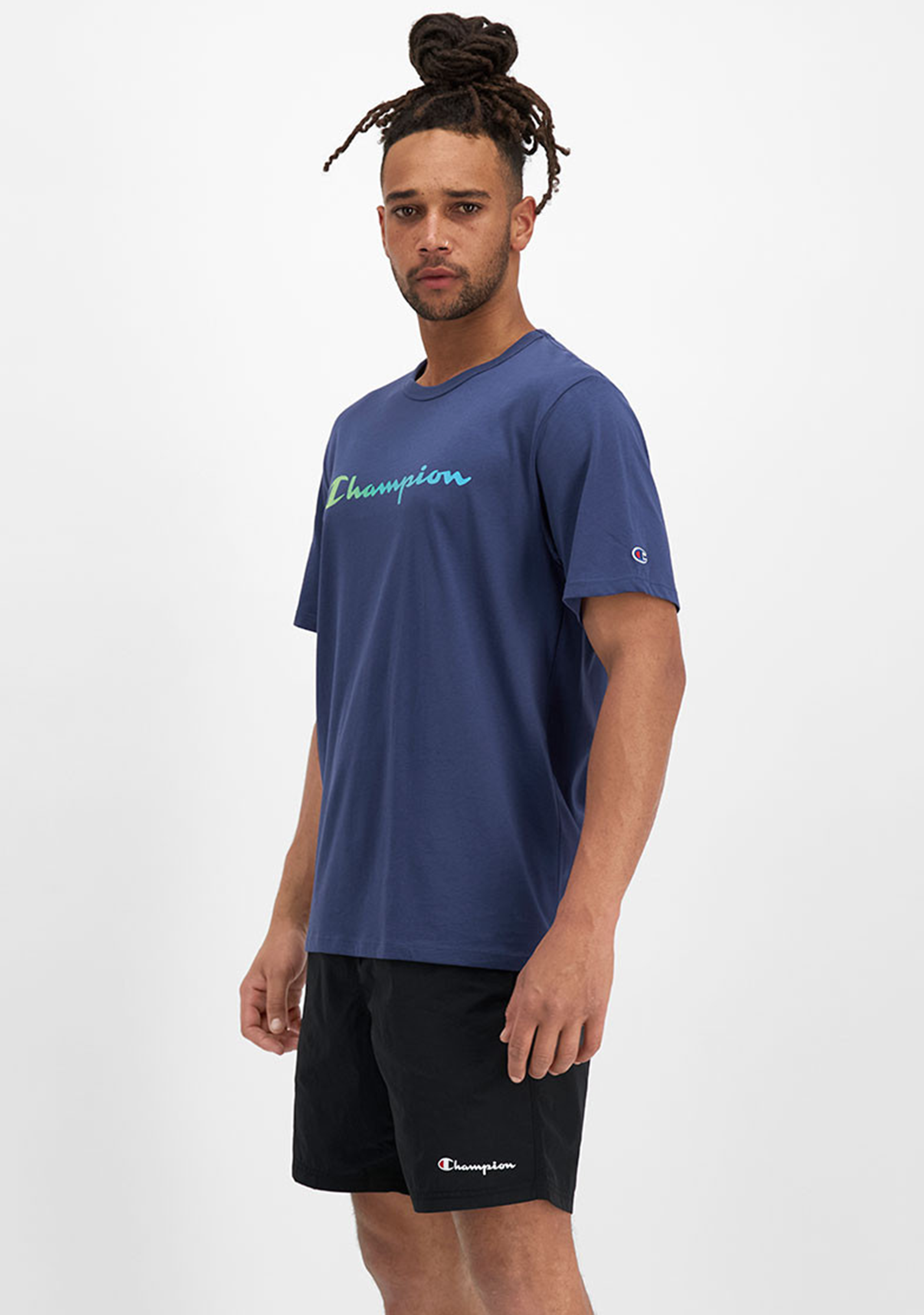 Champion Mens Ombre Script Tee AVPPN PEW – Jim Kidd Sports