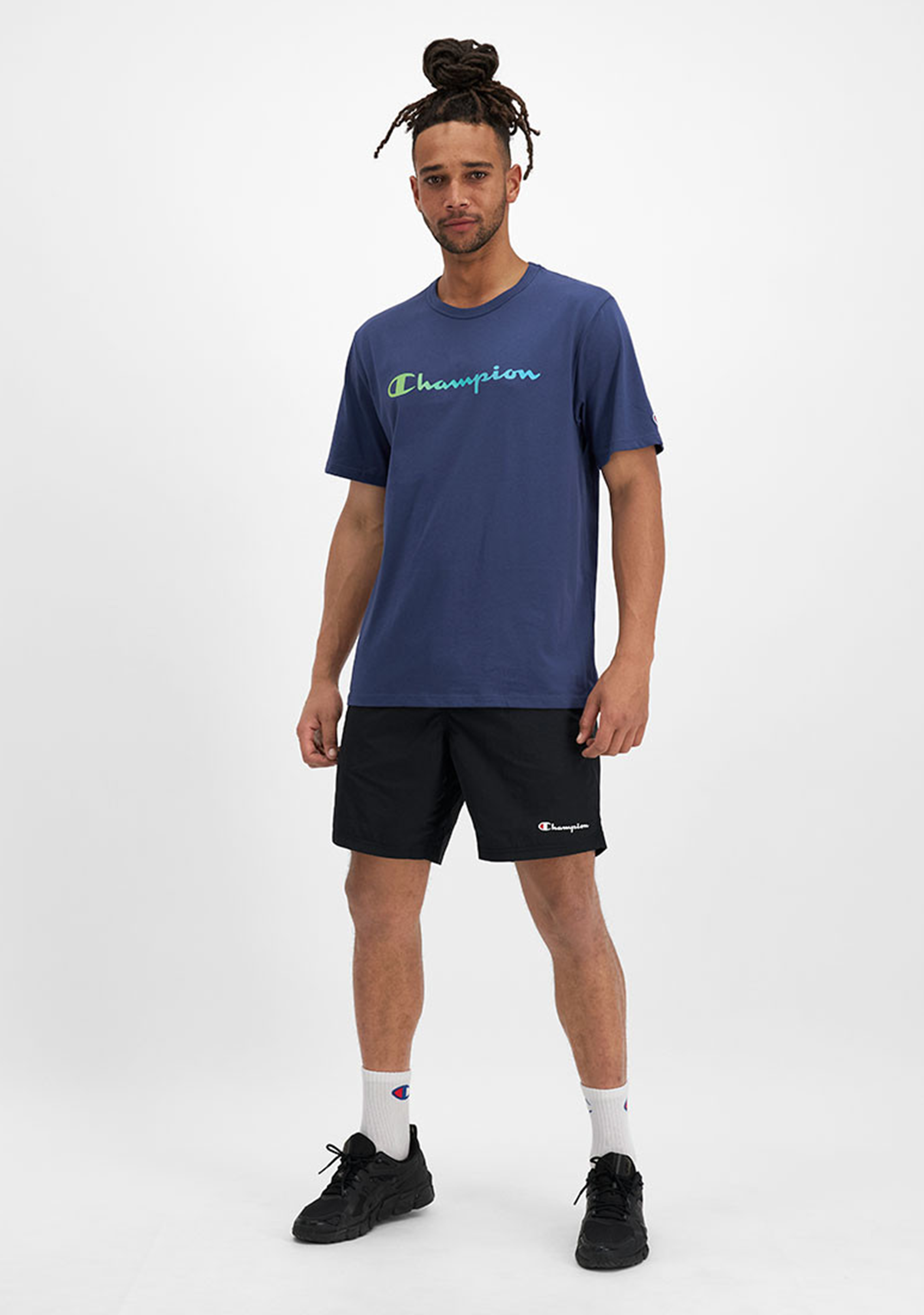 Champion Mens Ombre Script Tee AVPPN PEW – Jim Kidd Sports