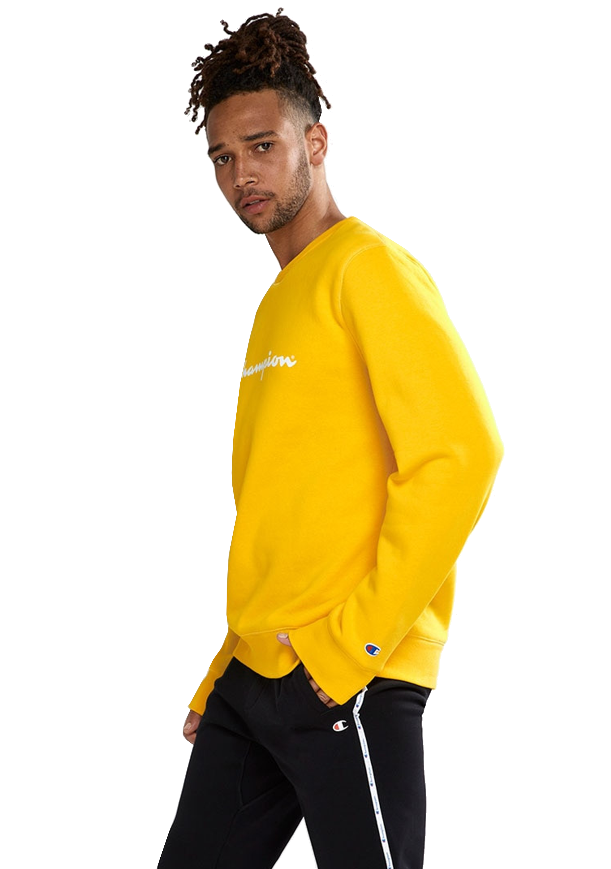 Champion Men’s Script Crew Mango – Jim Kidd Sports