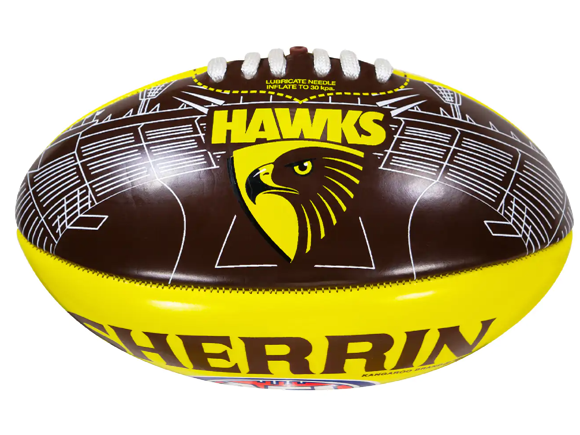 Sherrin PVC 20cm Softie Hawthorn Hawks 4288/HAW – Jim Kidd Sports