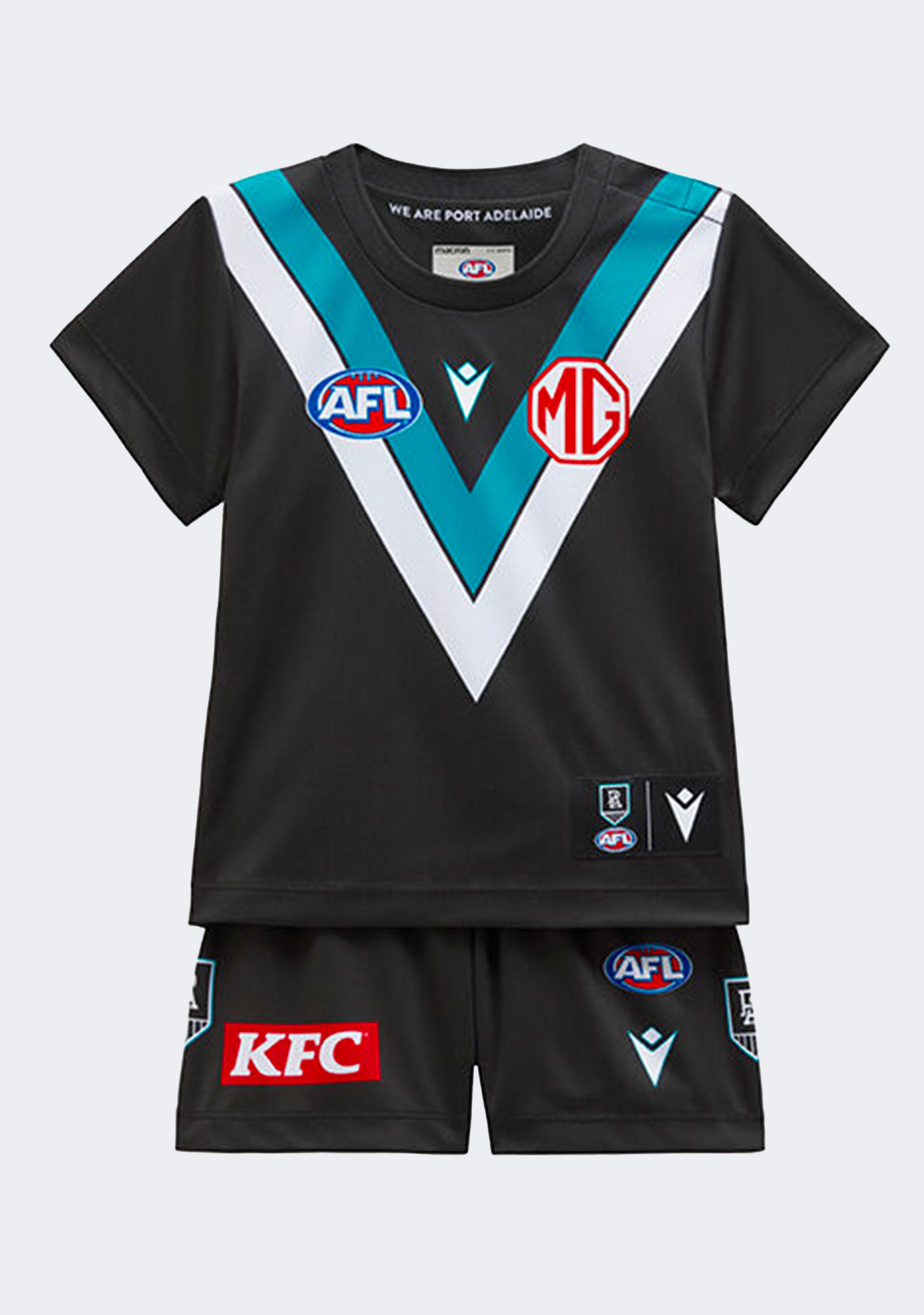 Macron Port Adelaide 2025 Authentic Home Infant & Toddler Kit – Jim ...