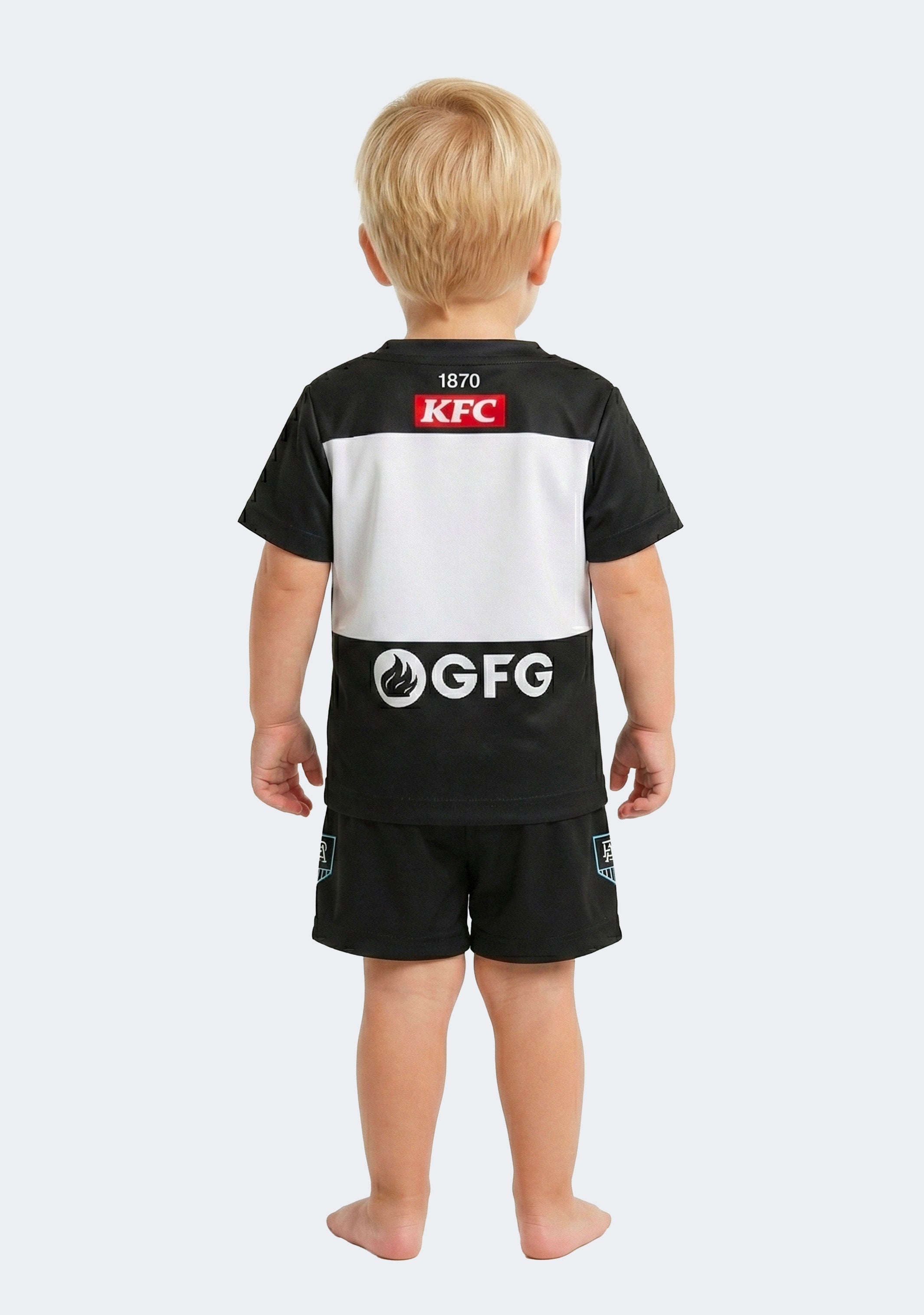 Macron Port Adelaide 2025 Authentic Home Infant & Toddler Kit – Jim ...