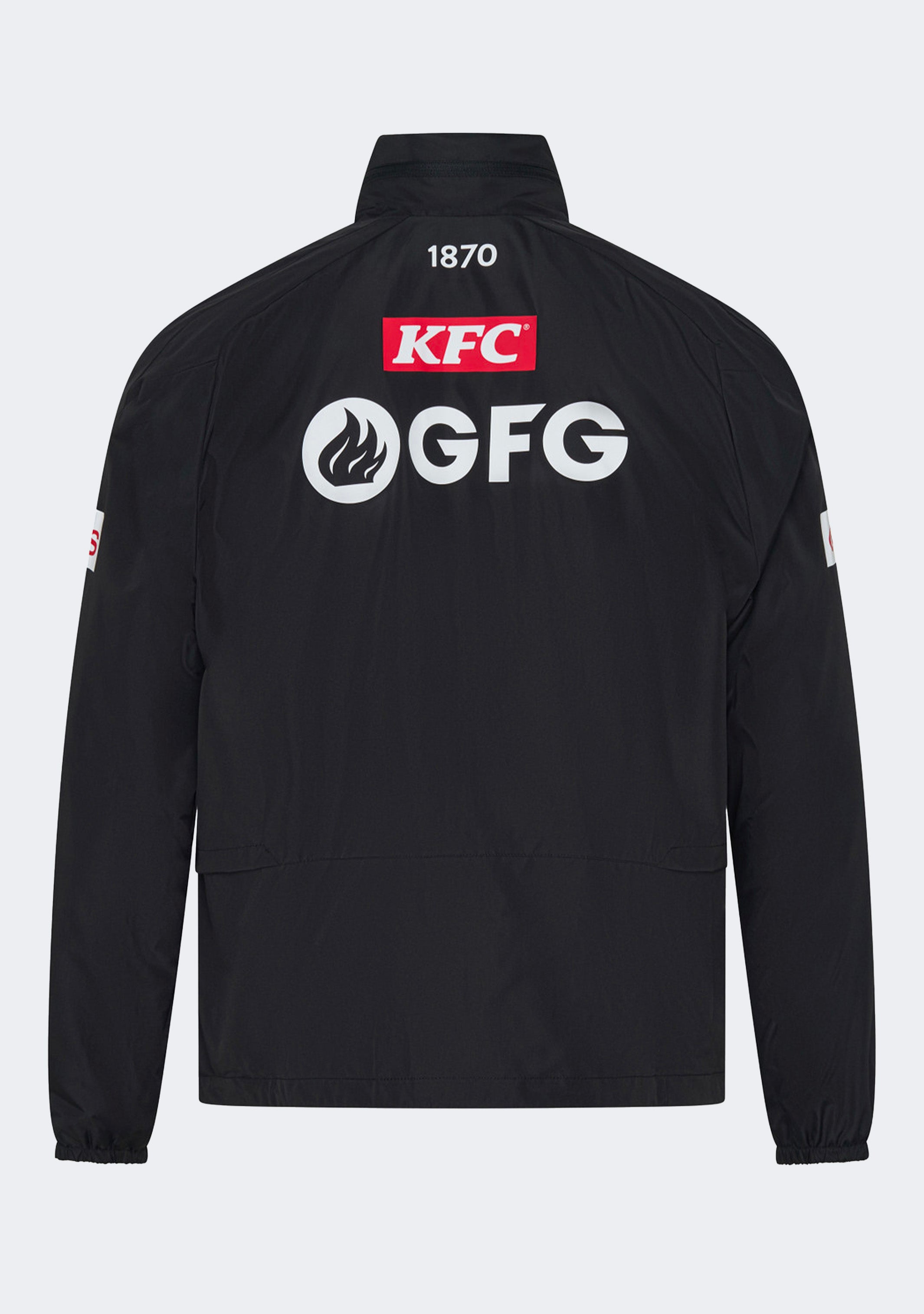 Macron Men's Port Adelaide 2025 Player Training Shower Jacket – Jim ...