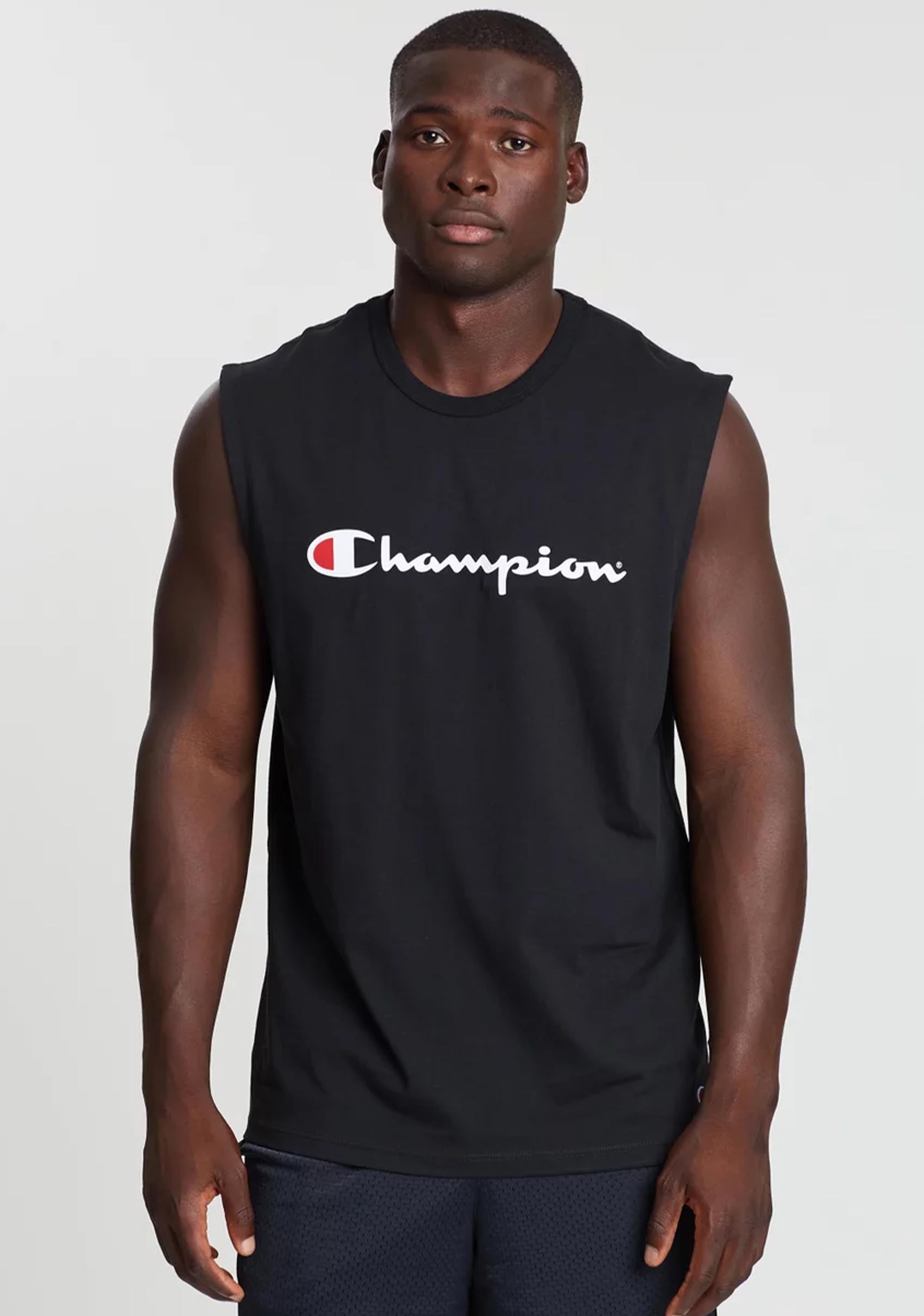 Champion Script Sport Singlet AW8VN BLK – Jim Kidd Sports