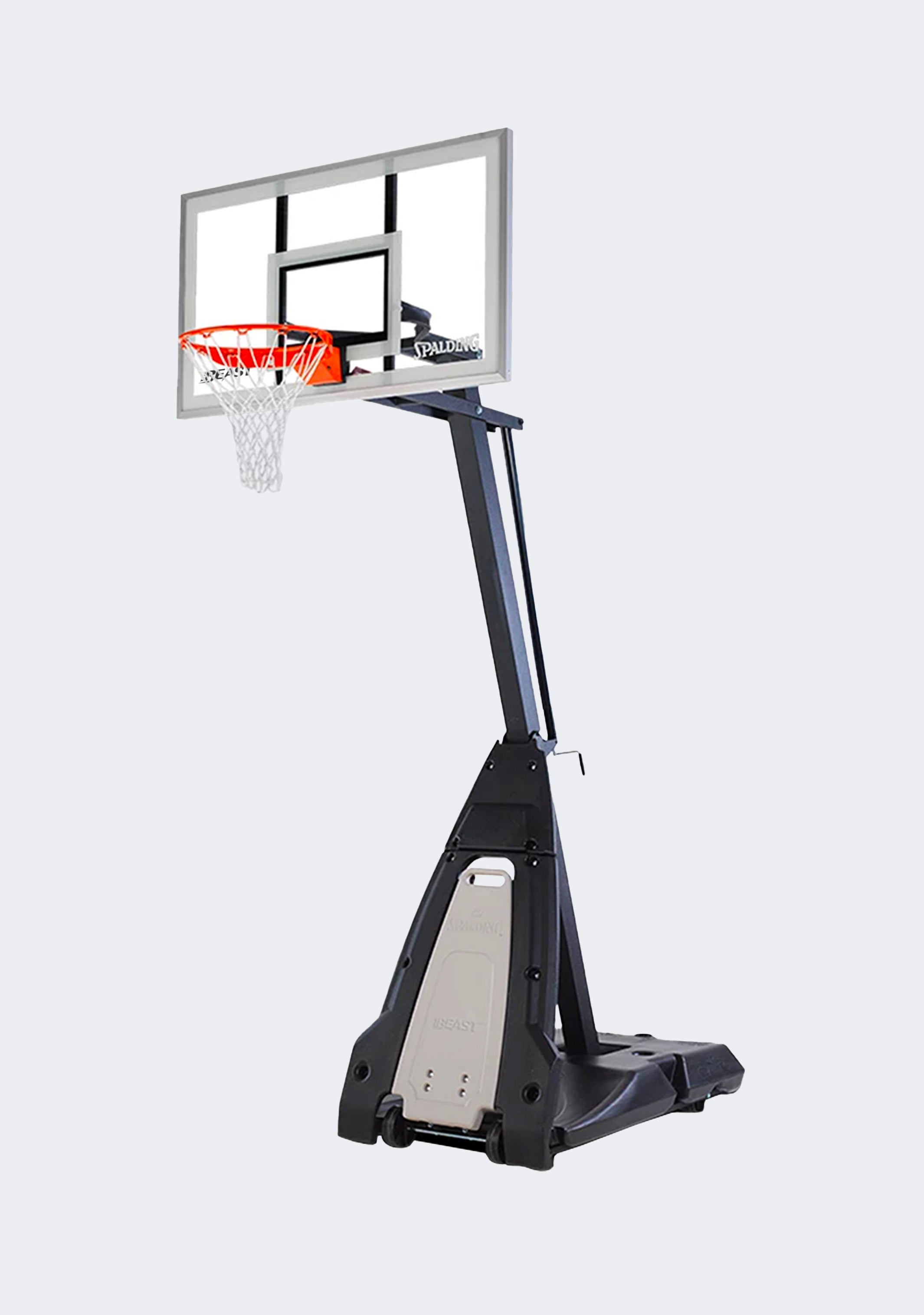 Spalding 54 Inch The Beast Glass Basketball System – Jim Kidd Sports