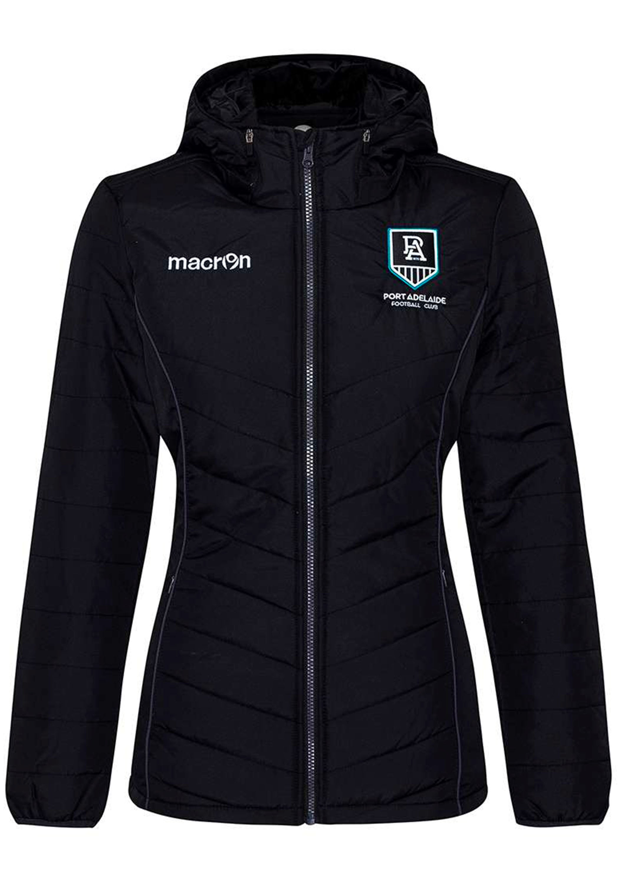 Macron Port Adelaide Womens Travel Puffer Jacket 58130395 – Jim Kidd Sports