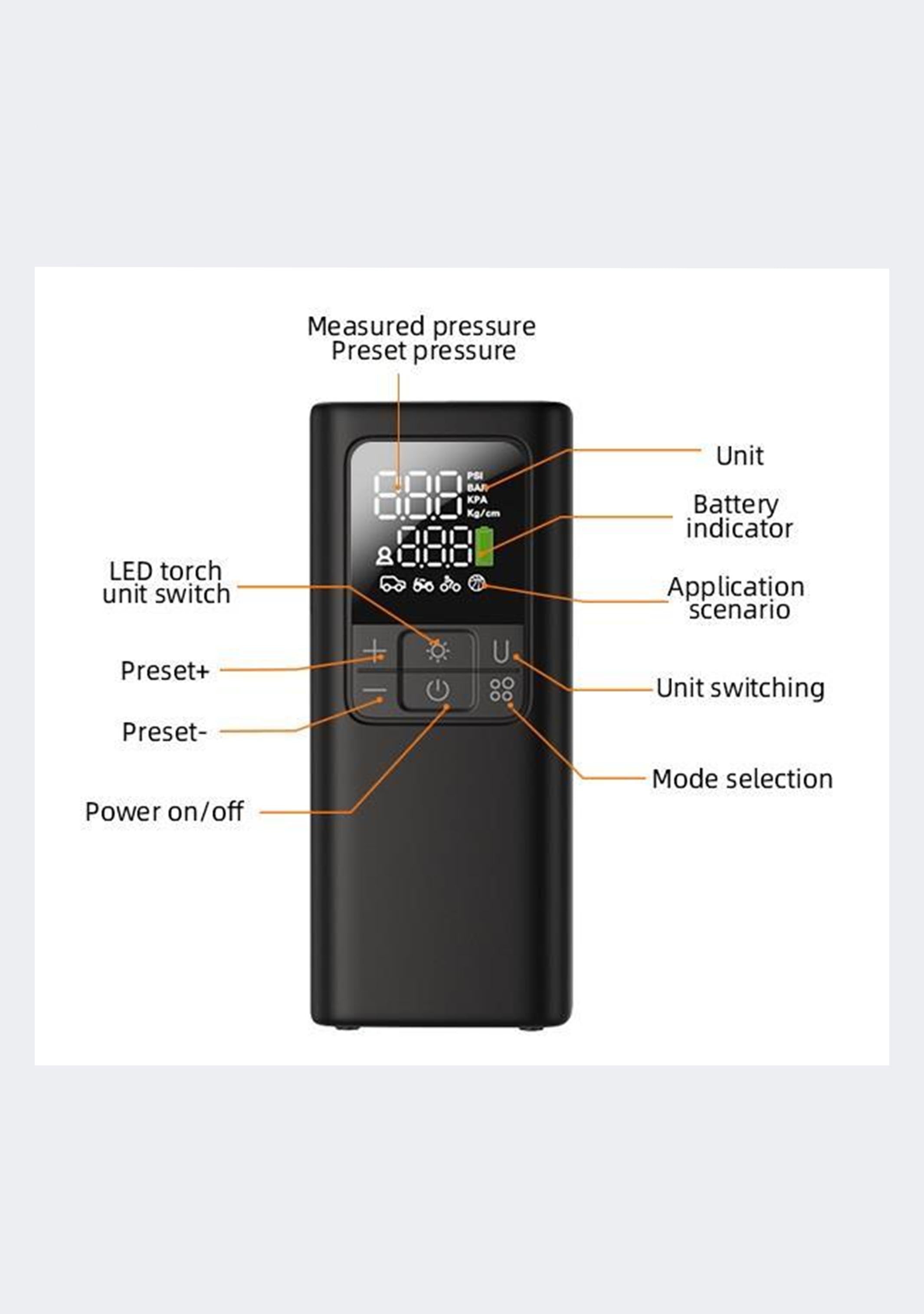Powercell AirGo Rechargeable Smart Air Pump – Jim Kidd Sports