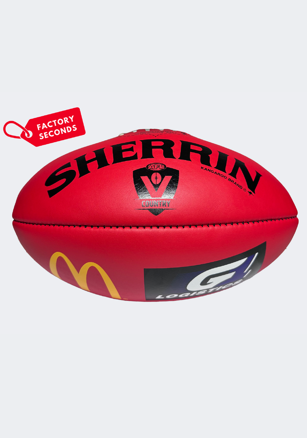 Sherrin KB Red Size 5 Factory Seconds (Assorted Logos) – Jim Kidd Sports