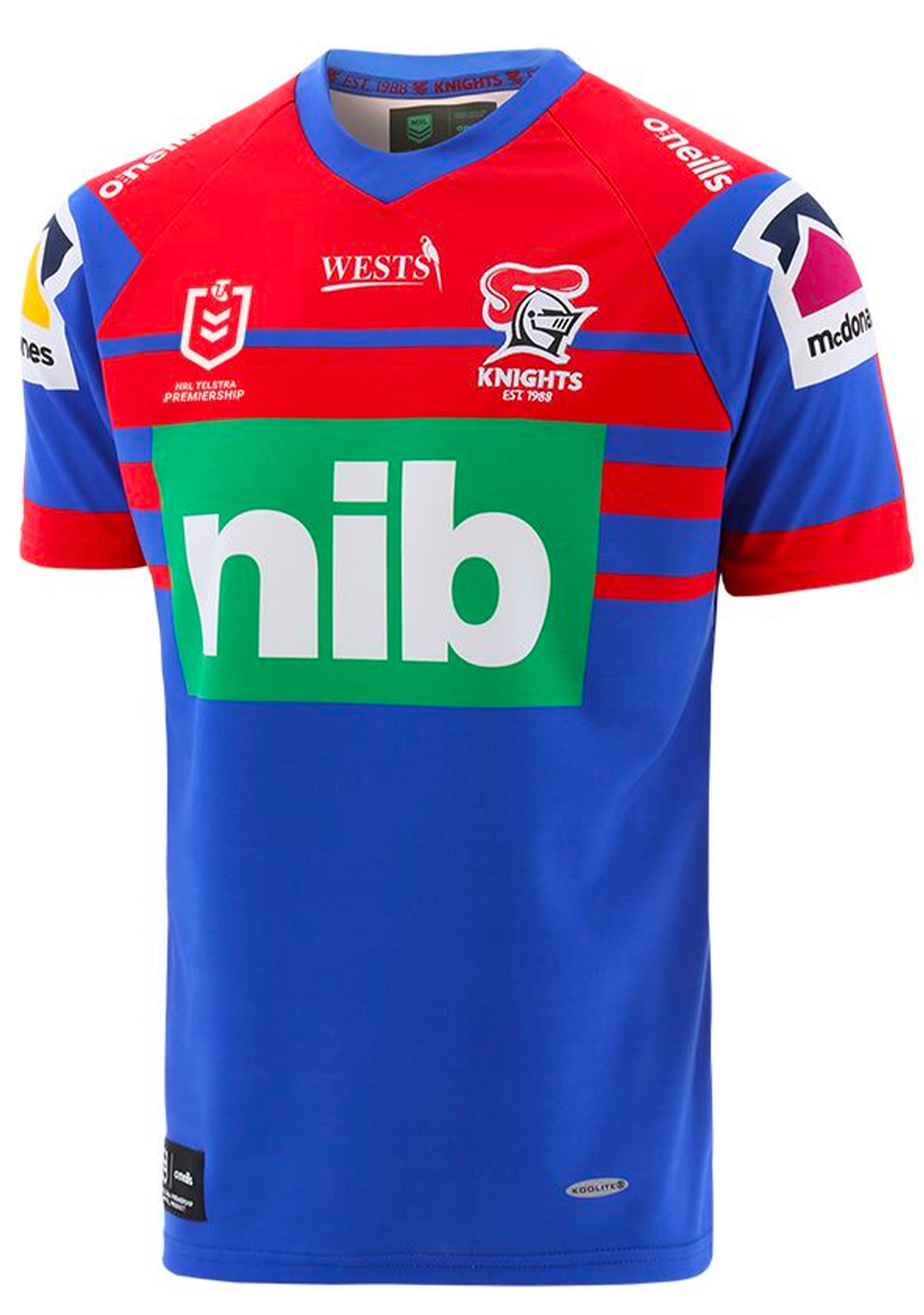 O'Neills Newcastle Knights Men's Replica Home Jersey Royal / Red TEAM ...