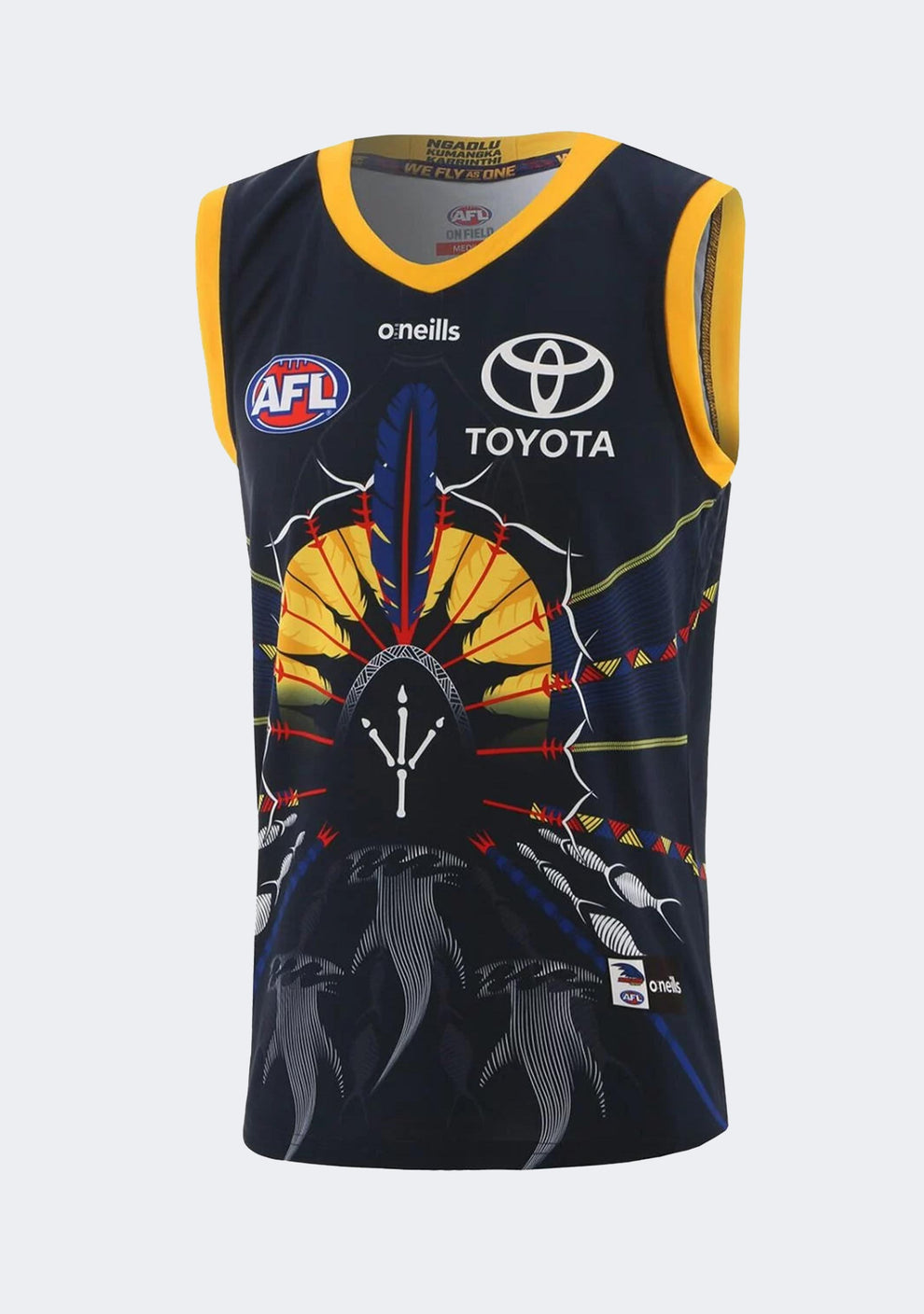 O'Neills Kids' Adelaide Crows 2021 Indigenous Replica Guernsey – Jim ...