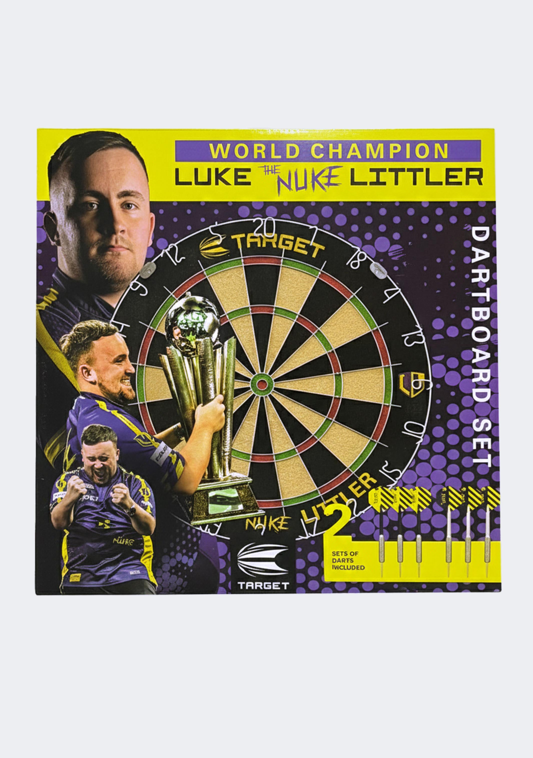 Target Luke 'the Nuke' Littler Dart Board Set – Jim Kidd Sports