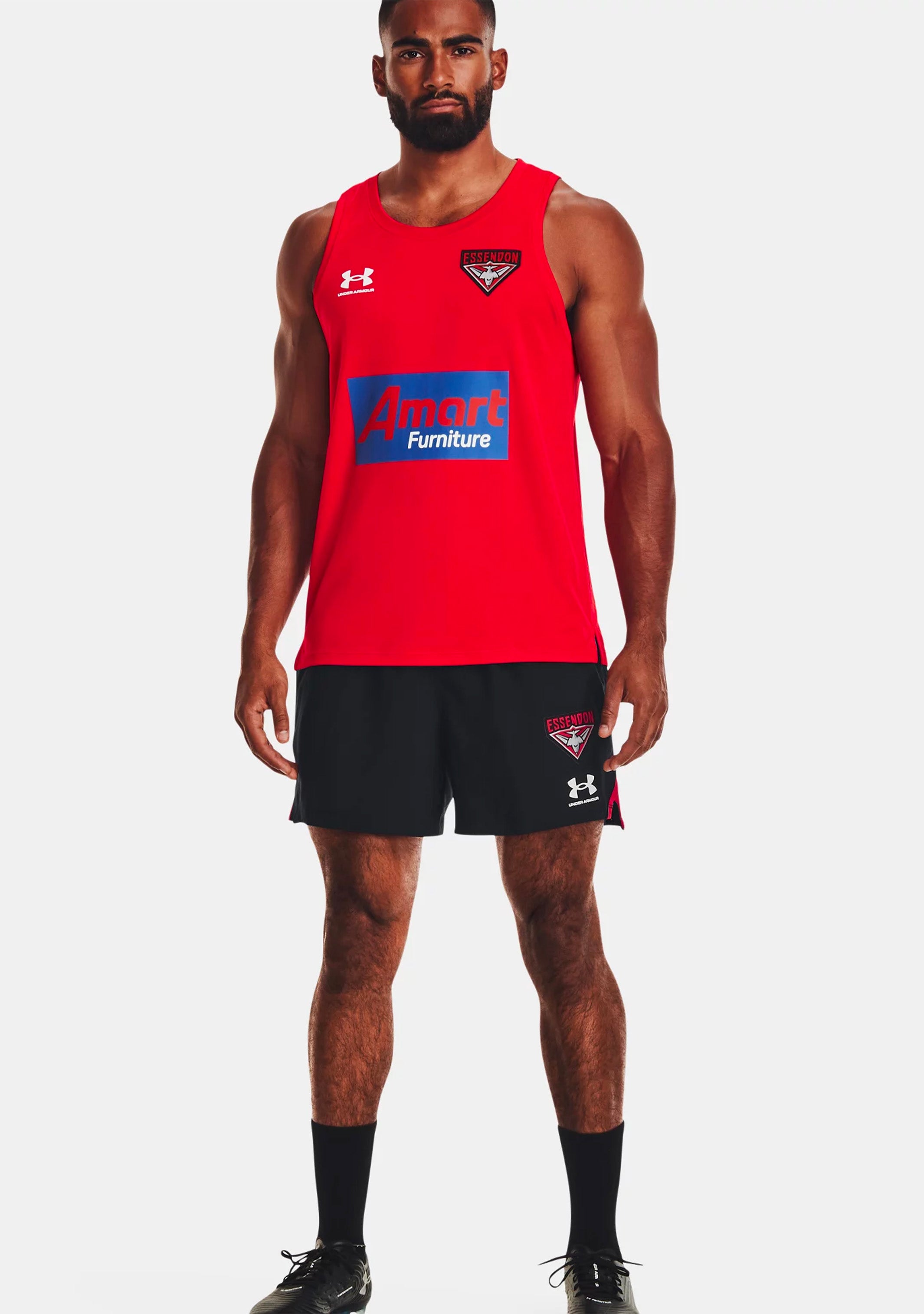 Under Armour Essendon FC Mens 5 inch Shorts 1375254 001 – Jim Kidd Sports