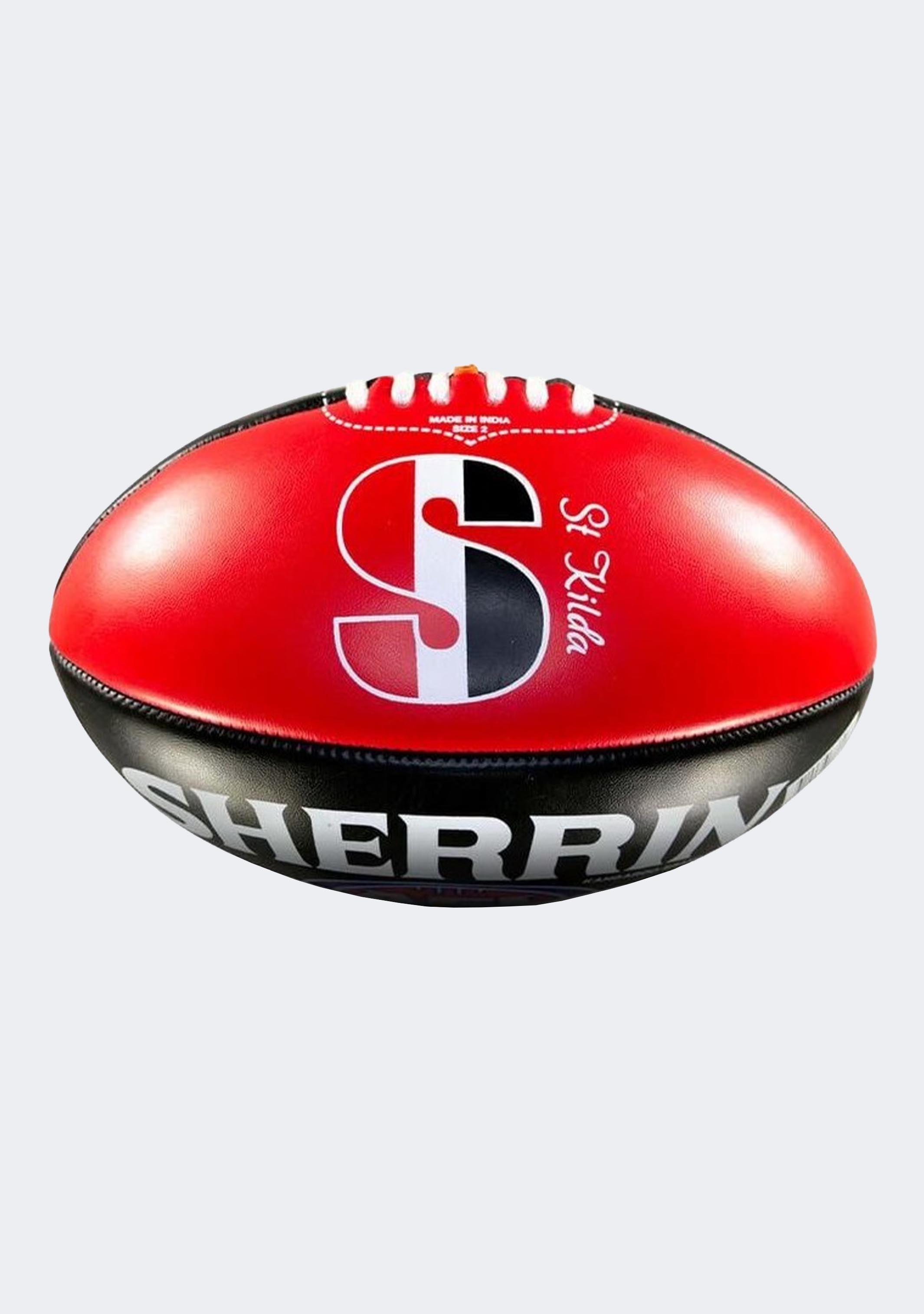 Sherrin St Kilda Saints PVC AFL Team Logo Football – Jim Kidd Sports