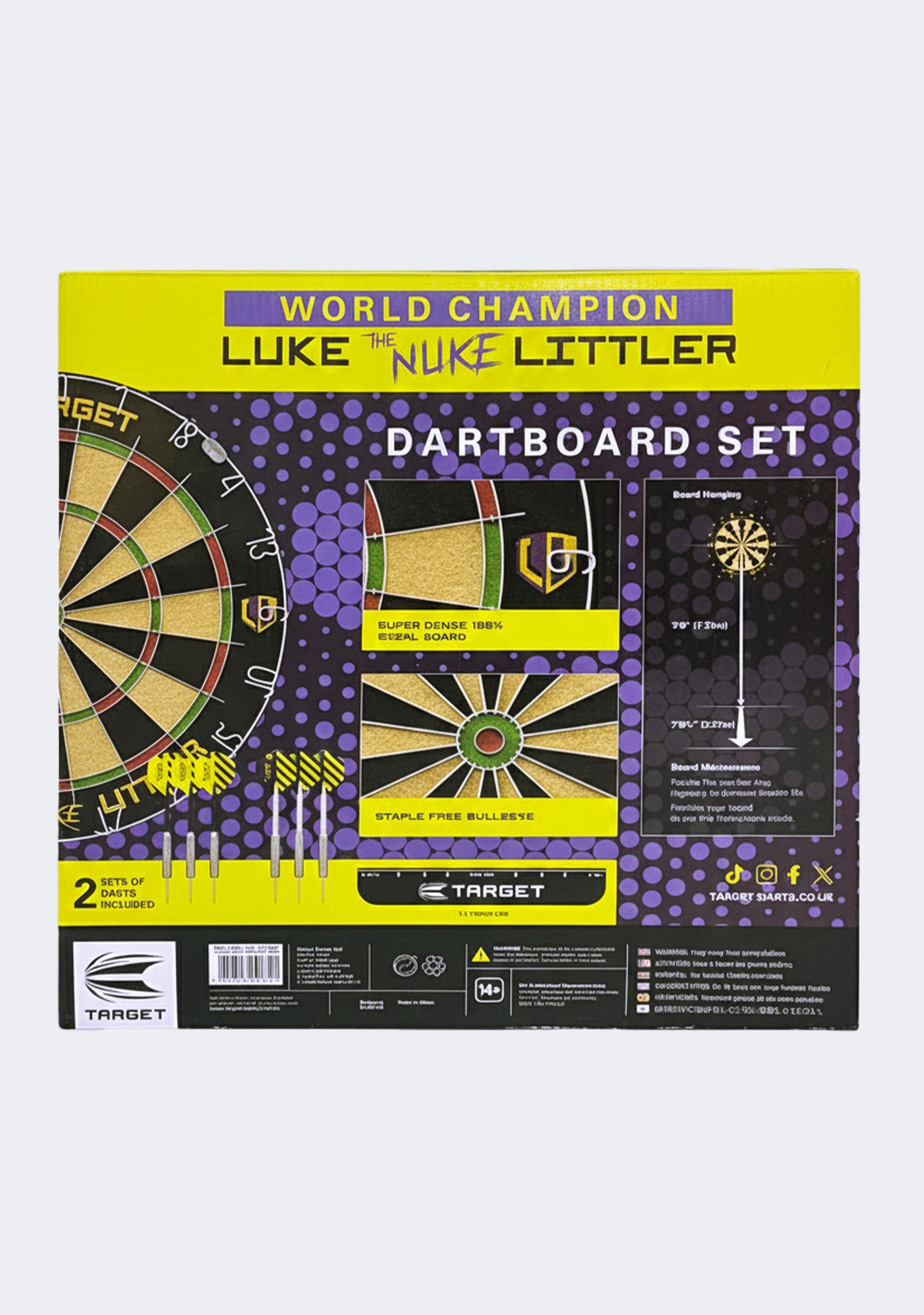 Target Luke 'the Nuke' Littler Dart Board Set – Jim Kidd Sports