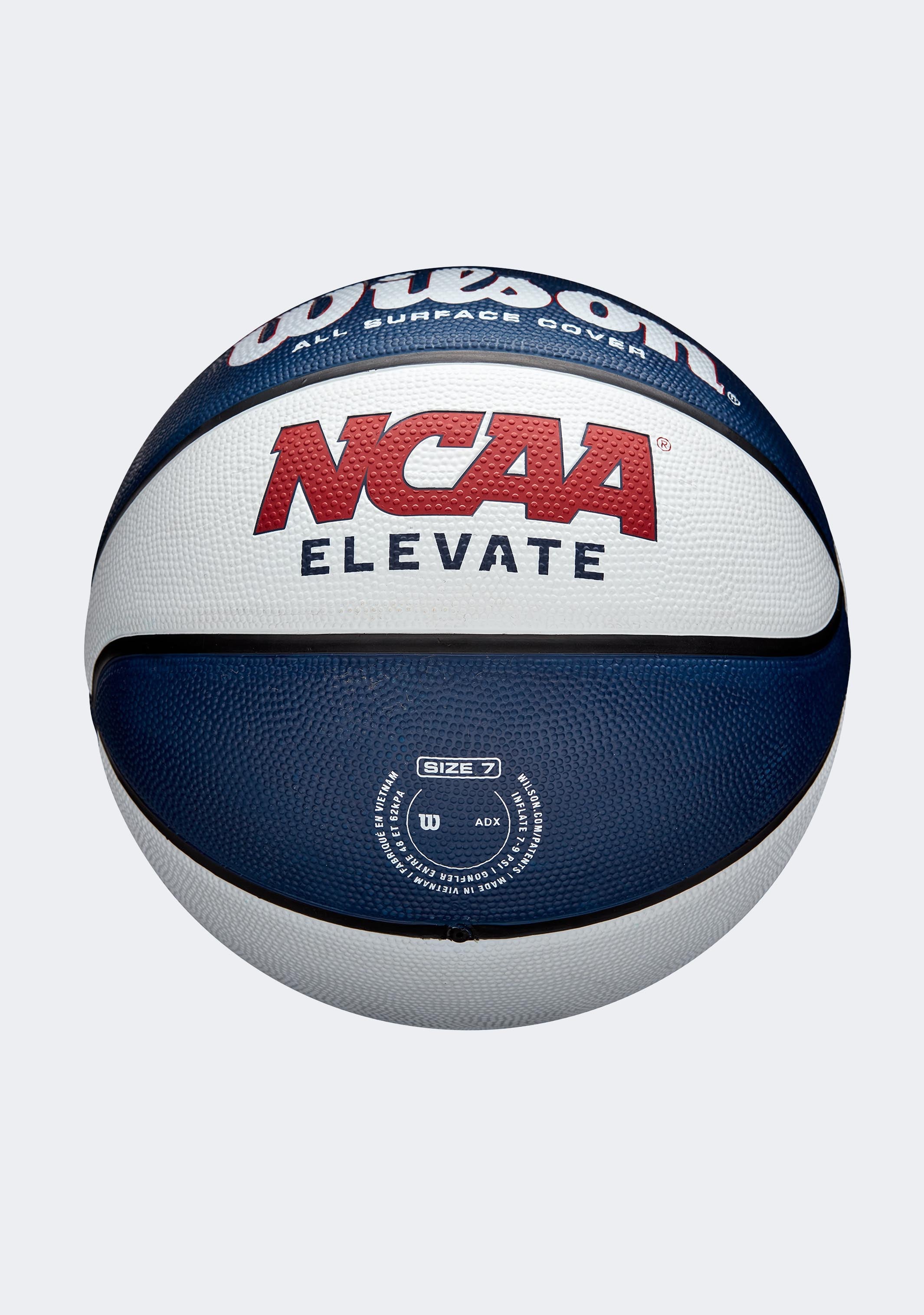 Wilson NCAA Elevate Basketball White/Navy – Jim Kidd Sports