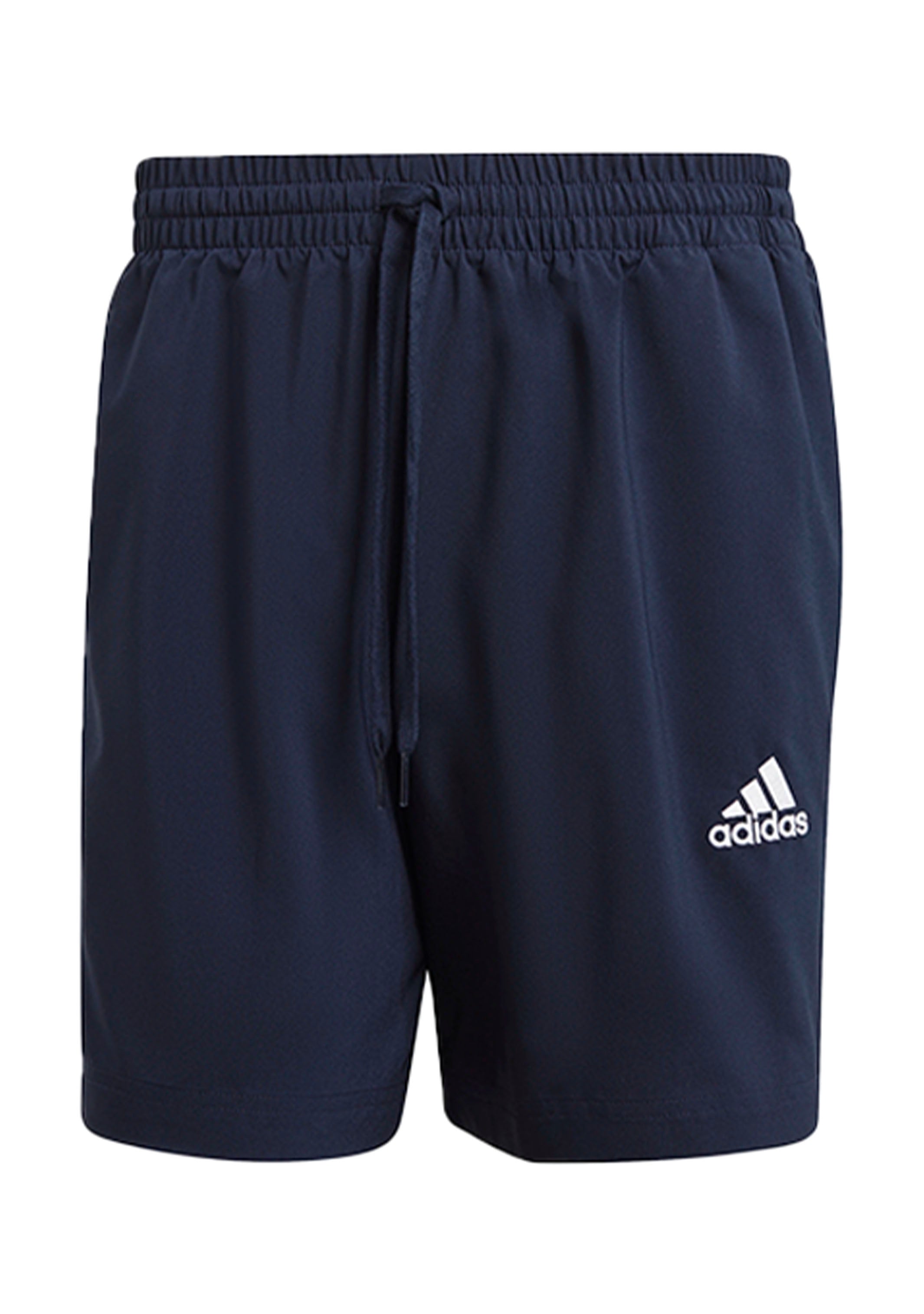 Adidas Mens Aeroready Essentials Chelsea Small Logo Shorts Navy GK9603 ...