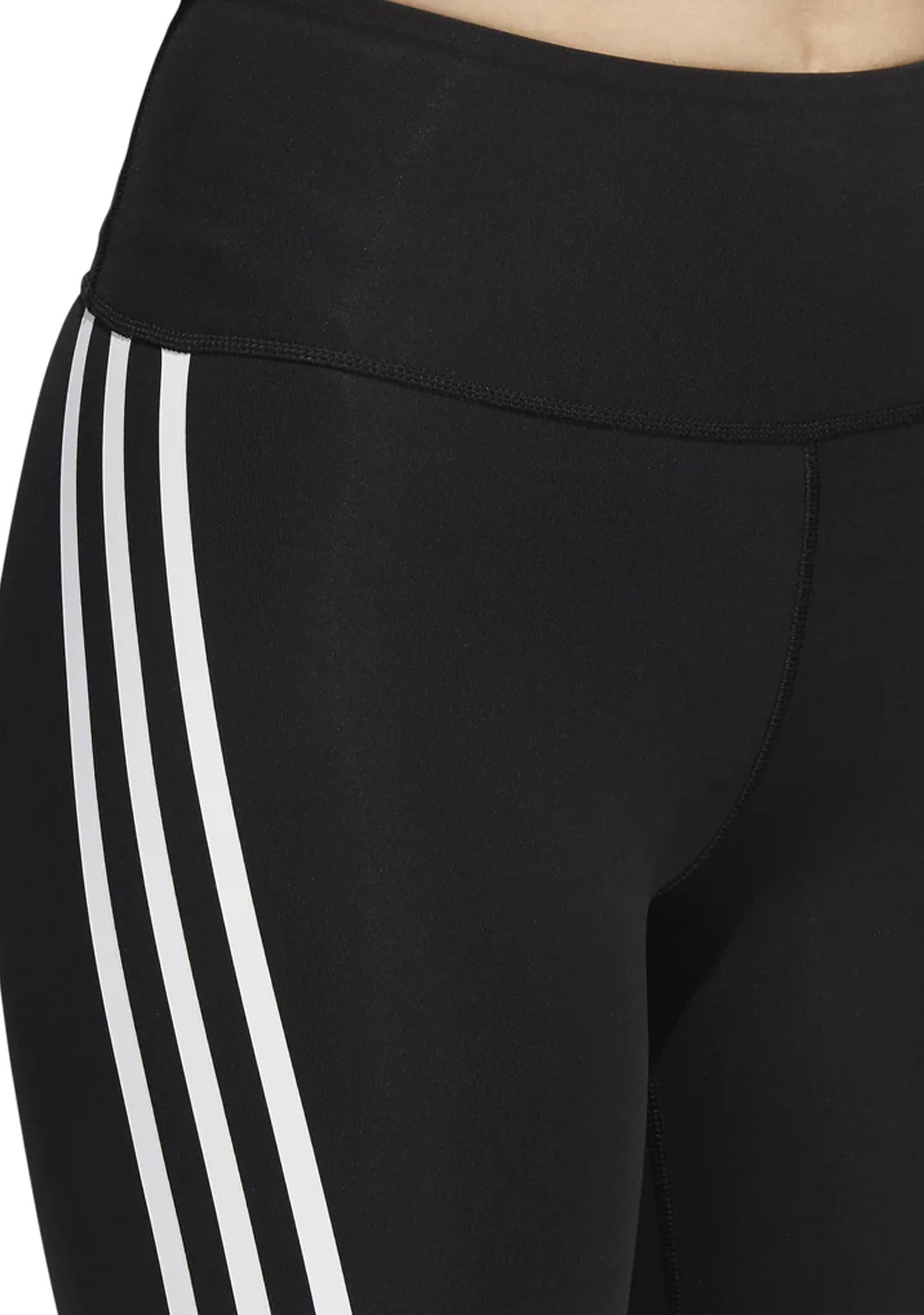 Adidas Womens Optime Trainicons 3-Stripes Bike Short Leggings H64228 ...