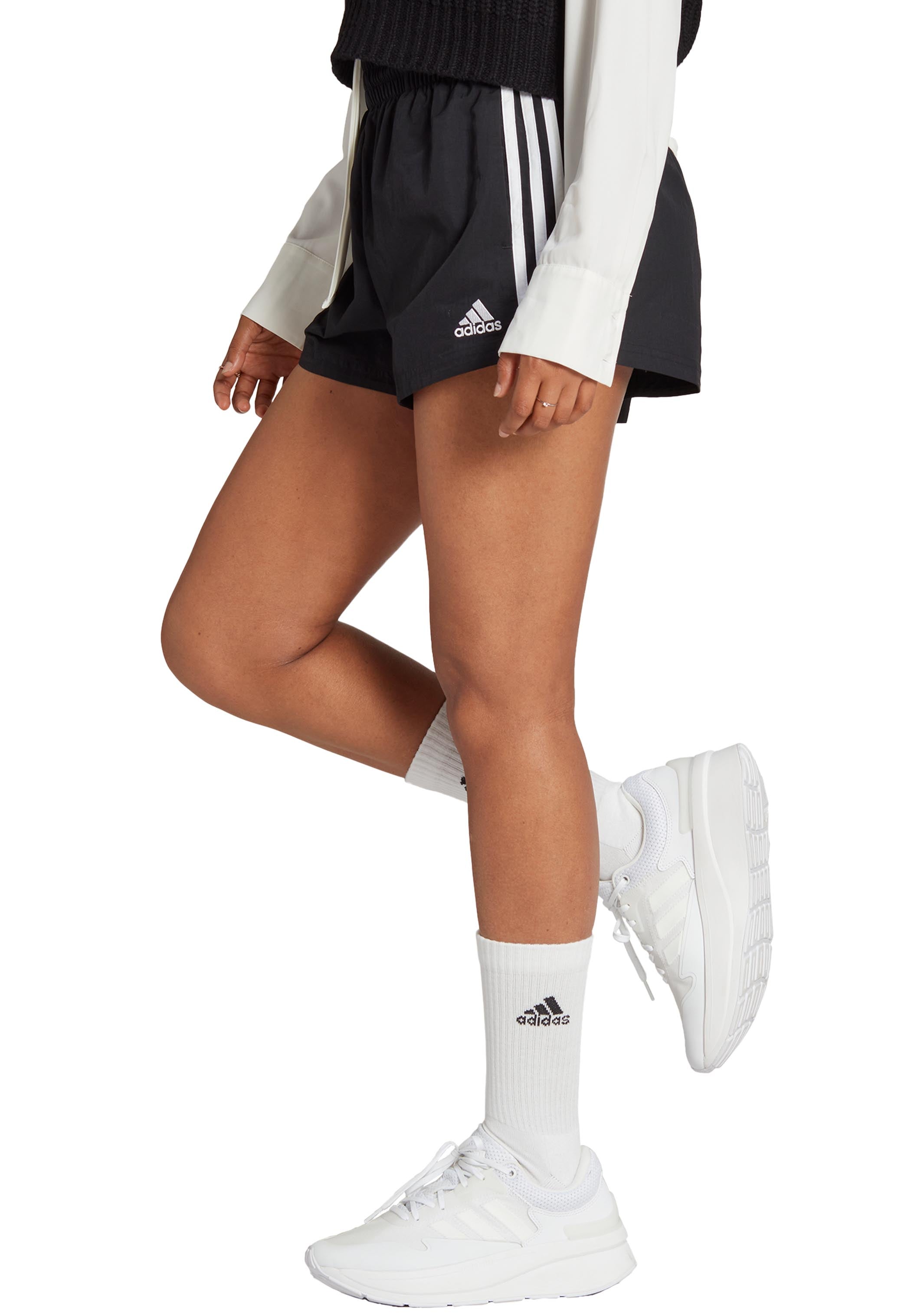 Adidas Womens Essentials 3-Stripes Woven Shorts HT3397 – Jim Kidd Sports
