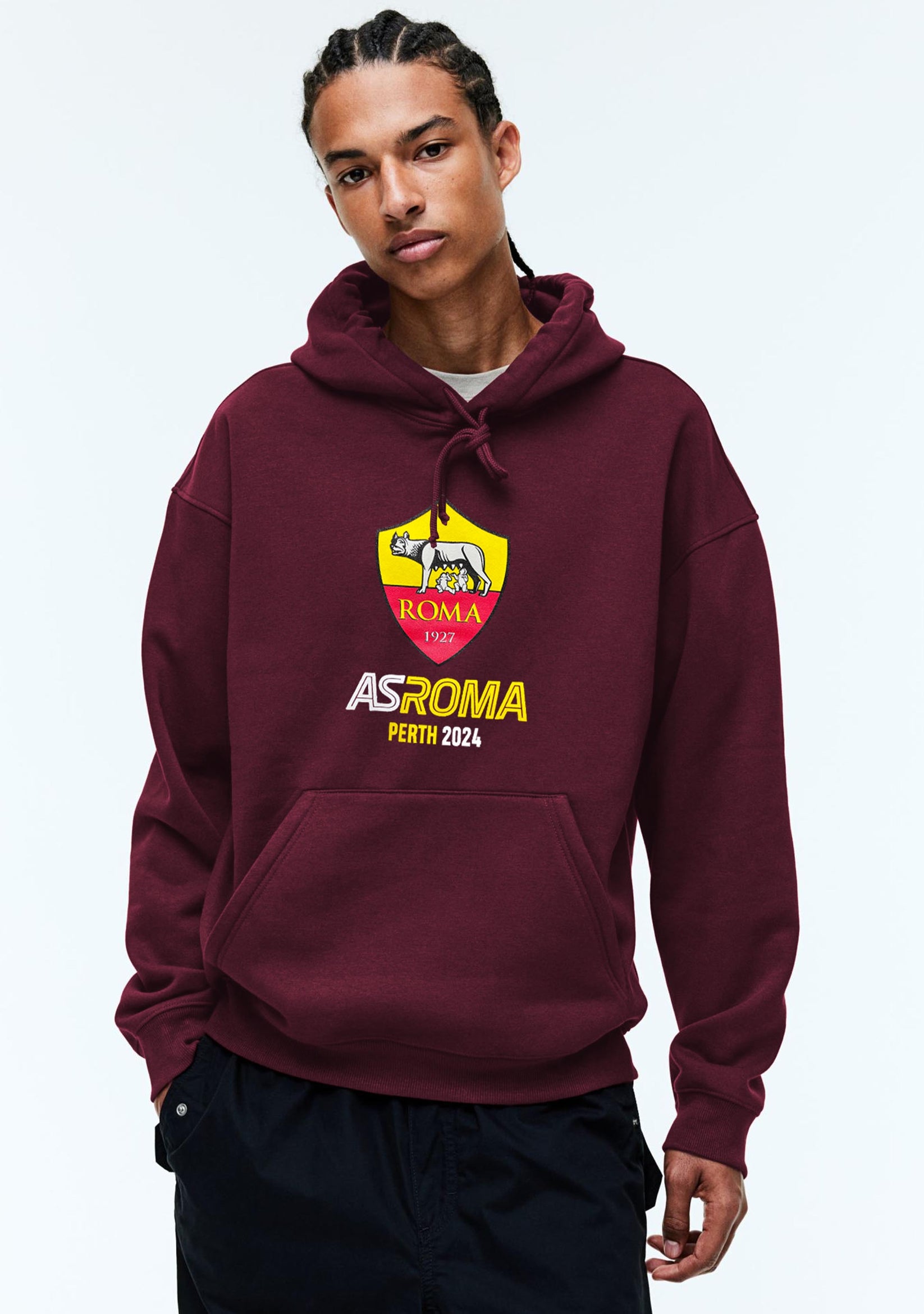 AS Roma Mens Perth Tour Hoodie – Jim Kidd Sports