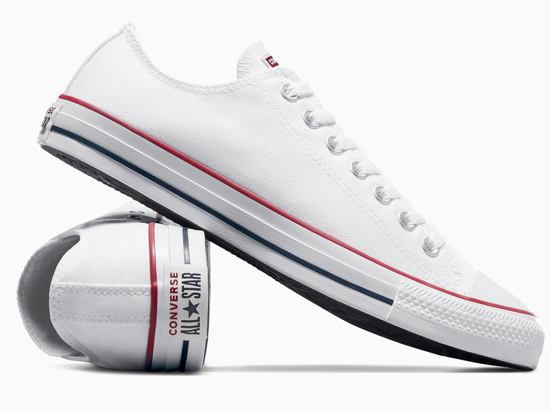 Converse Unisex Chuck Taylor Optical White LOW M7652C – Jim Kidd Sports