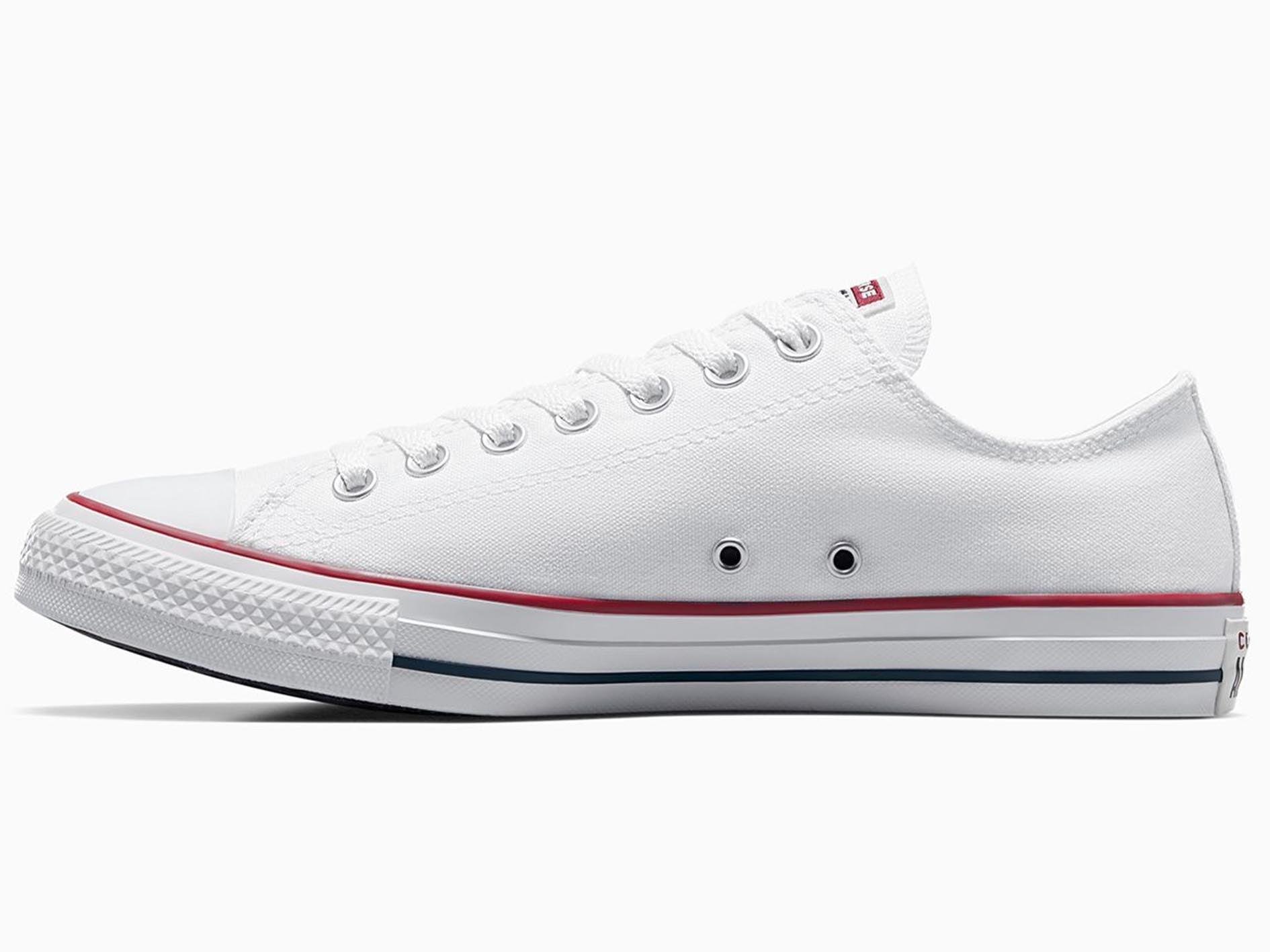 Converse Unisex Chuck Taylor Optical White LOW M7652C – Jim Kidd Sports