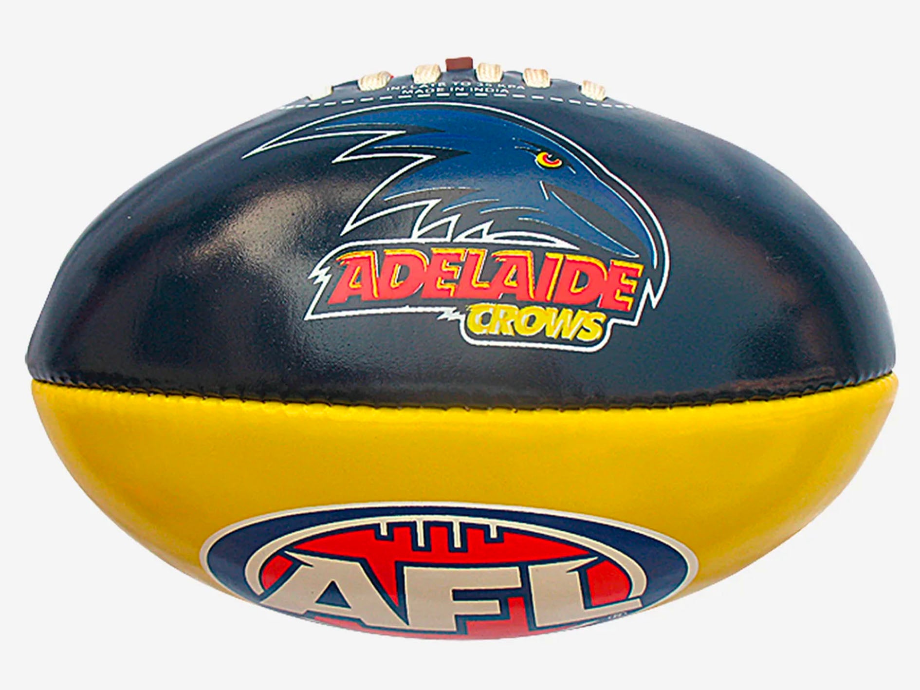 Burley PVC AFL Adelaide Crows Footy Ball 20cm 9BA102G001 – Jim Kidd Sports