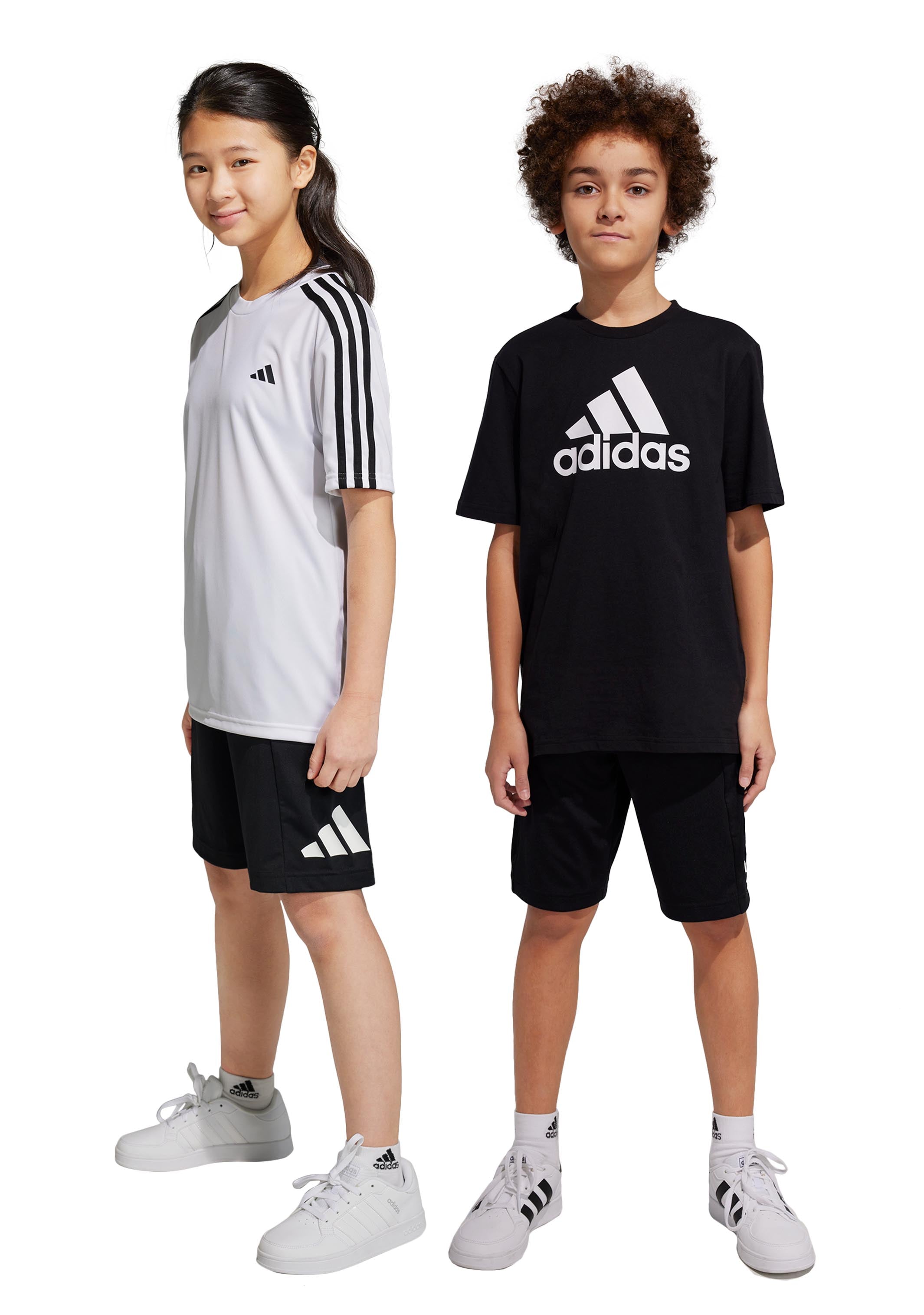 Adidas Kids Train Essentials Aeroready Logo Regular Fit Short HR6411 ...