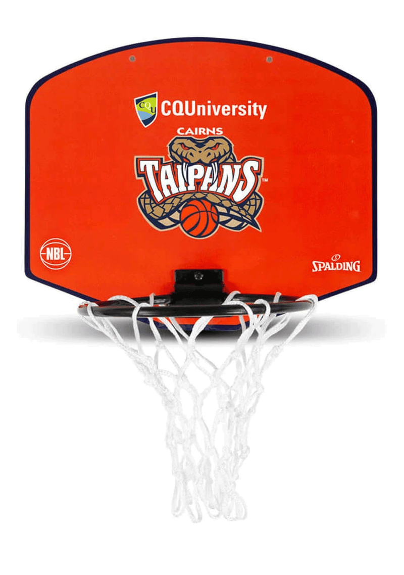 Spalding NBL Team Micro Mini Cairns Taipans Backboard 5001/NBL/CAI ...