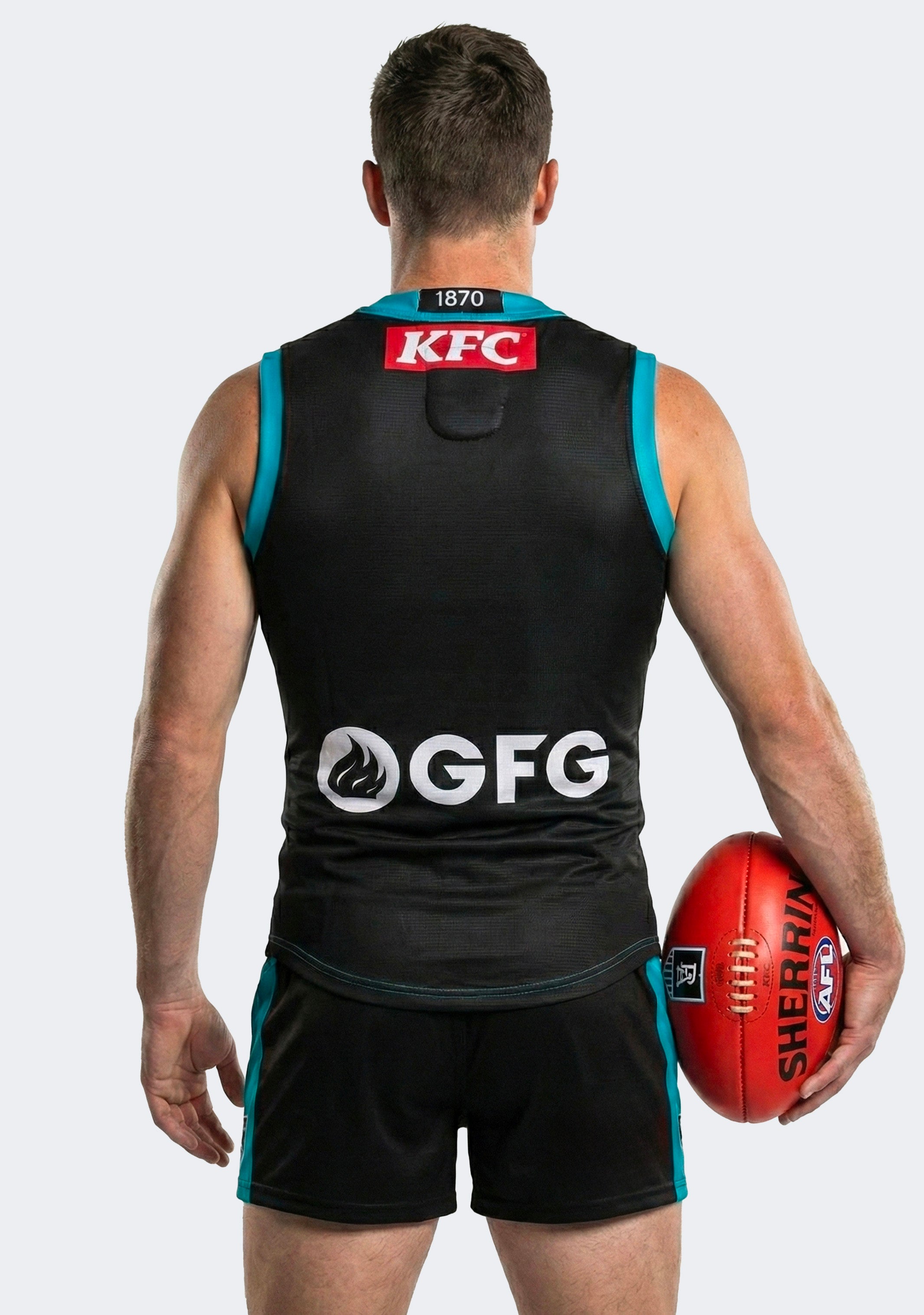 Macron Men's Port Adelaide 2025 Training Guernsey – Jim Kidd Sports