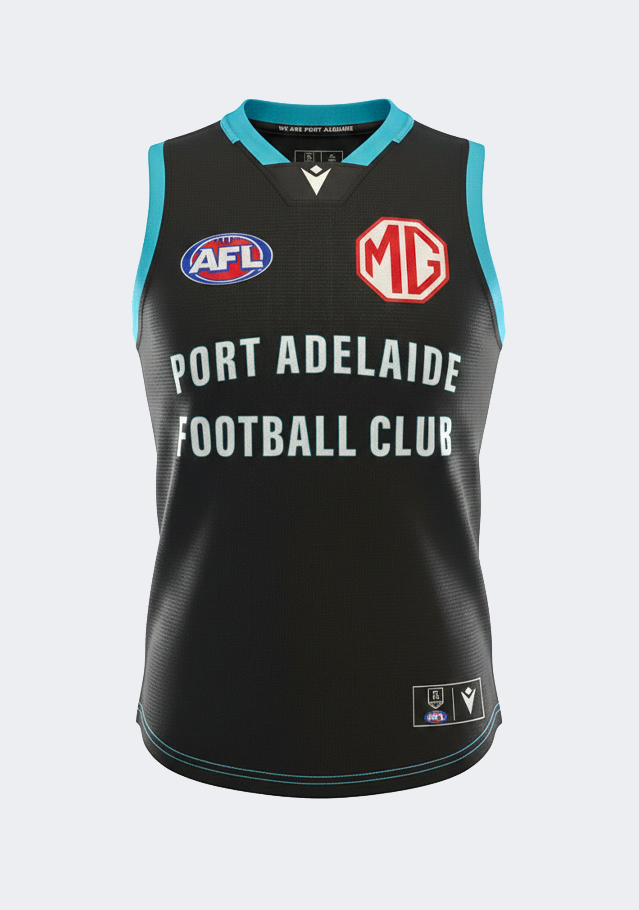 Macron Men's Port Adelaide 2025 Training Guernsey – Jim Kidd Sports