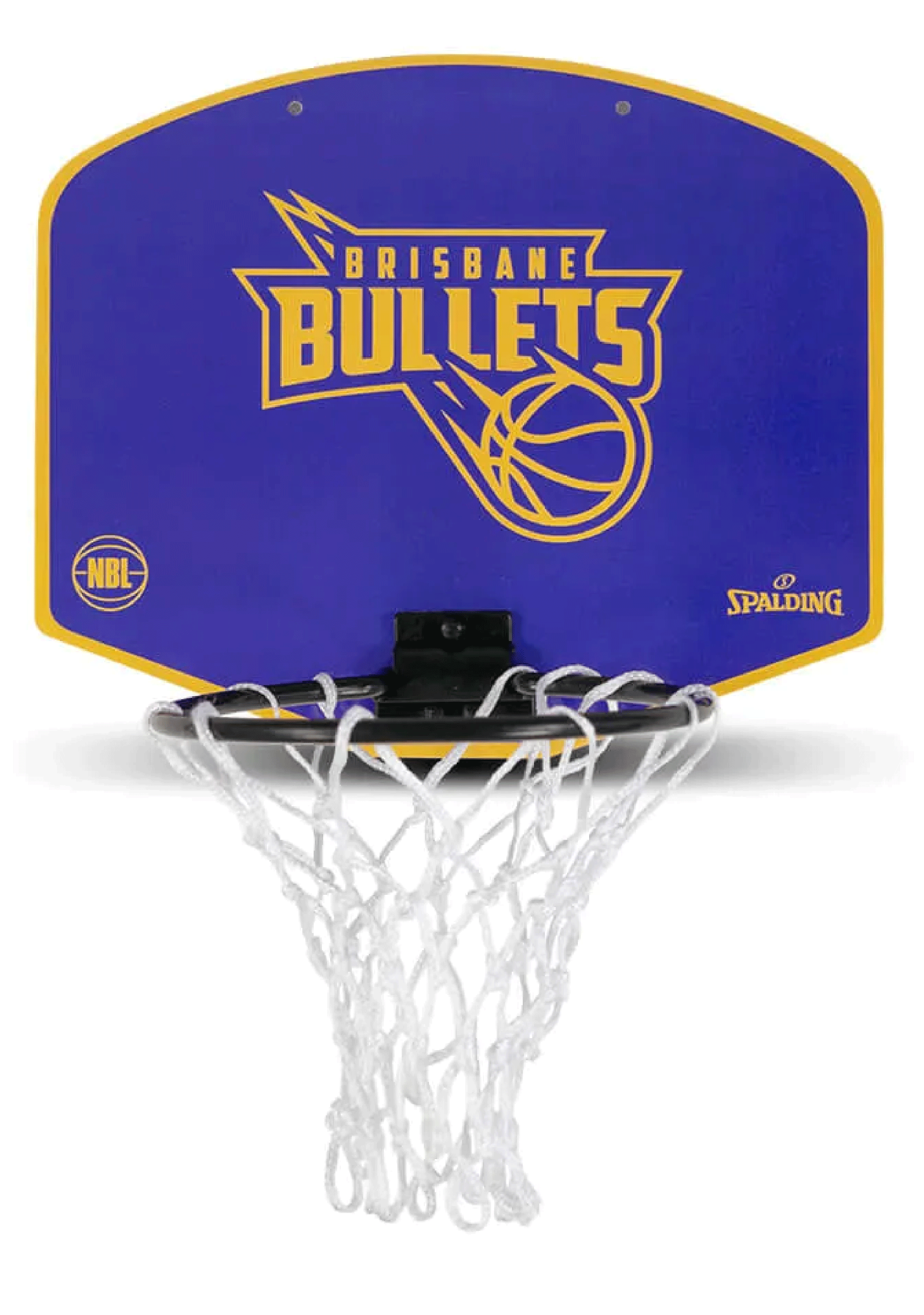 Spalding NBL Team Micro Mini Backboard Brisbane Bullets 5001/NBL/BRI ...