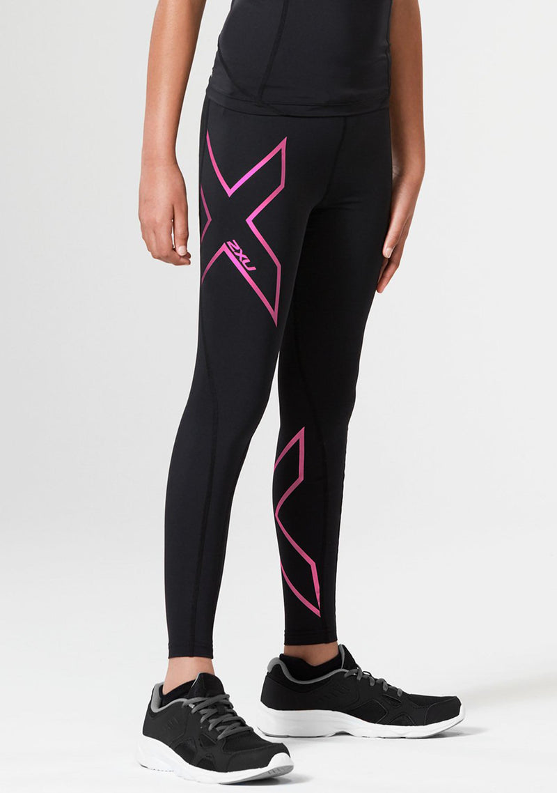 2XU Junior Core Girls Compression Tight CA4158B-BLK/HPK – Jim Kidd Sports