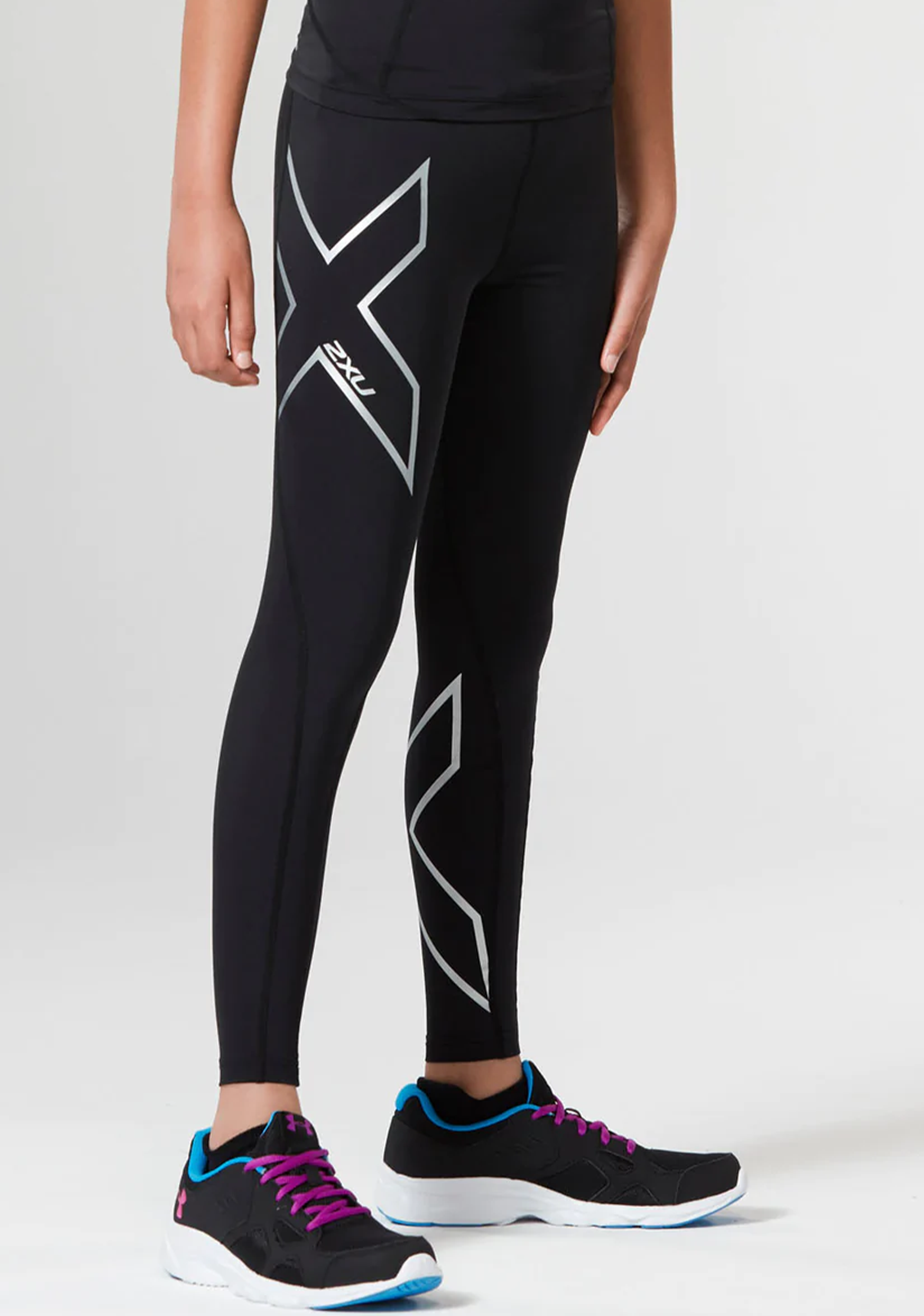 Core Girls Compression Tight CA4158B BLK/SIL – Jim Kidd Sports