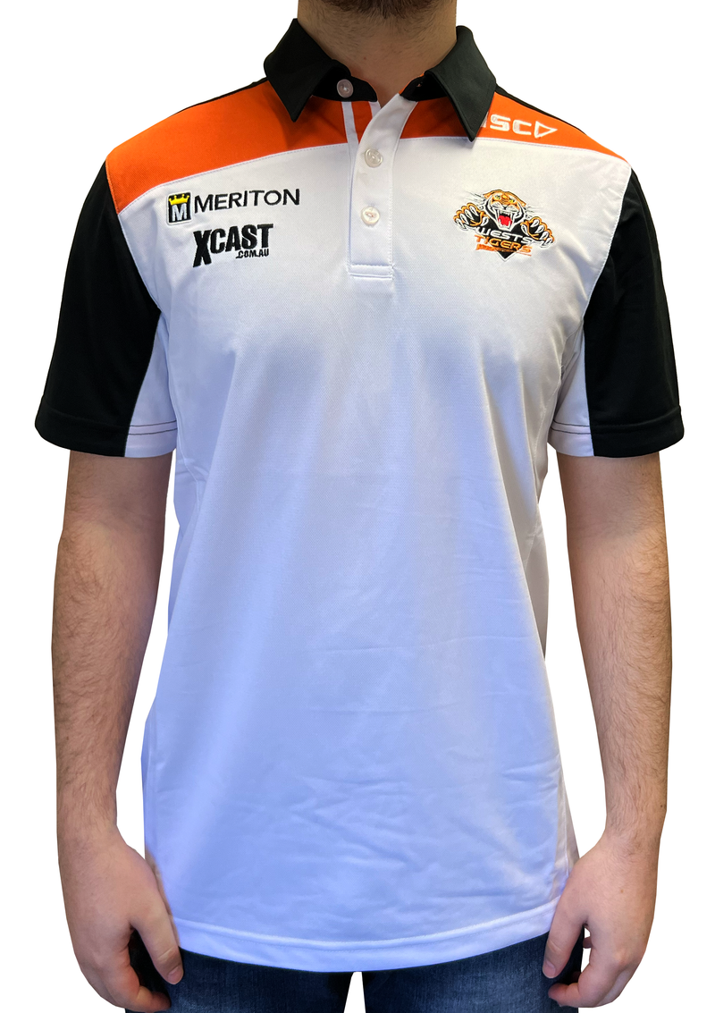 ISC Mens Wests Tigers Polo White 7WT5POL3A – Jim Kidd Sports