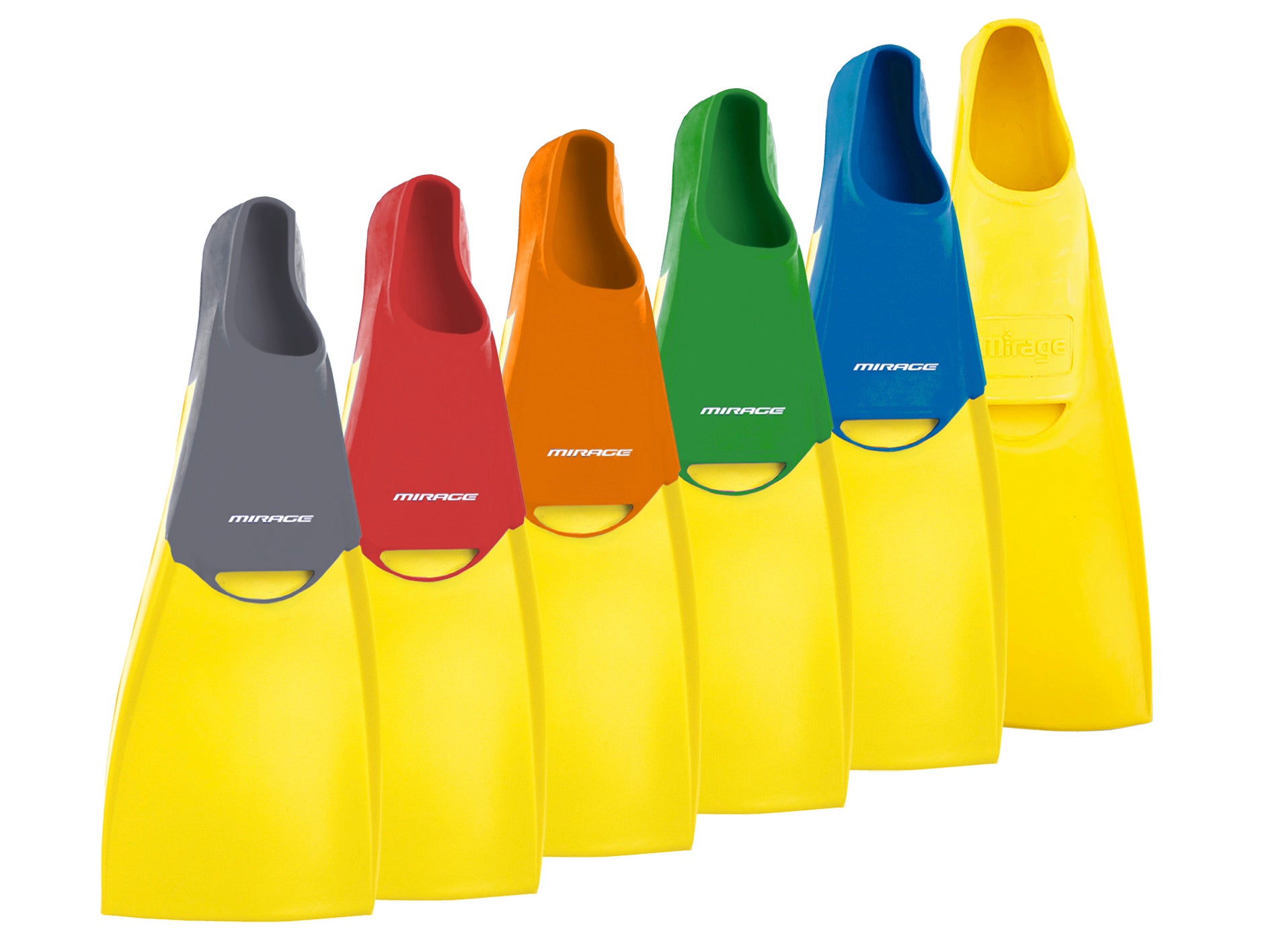 Mirage Deluxe Rubber Fins Blue – Jim Kidd Sports